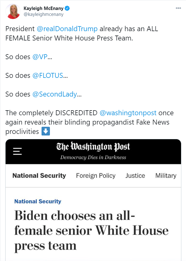 Biden Announces All-Female Senior Comms Team. But is this New ...