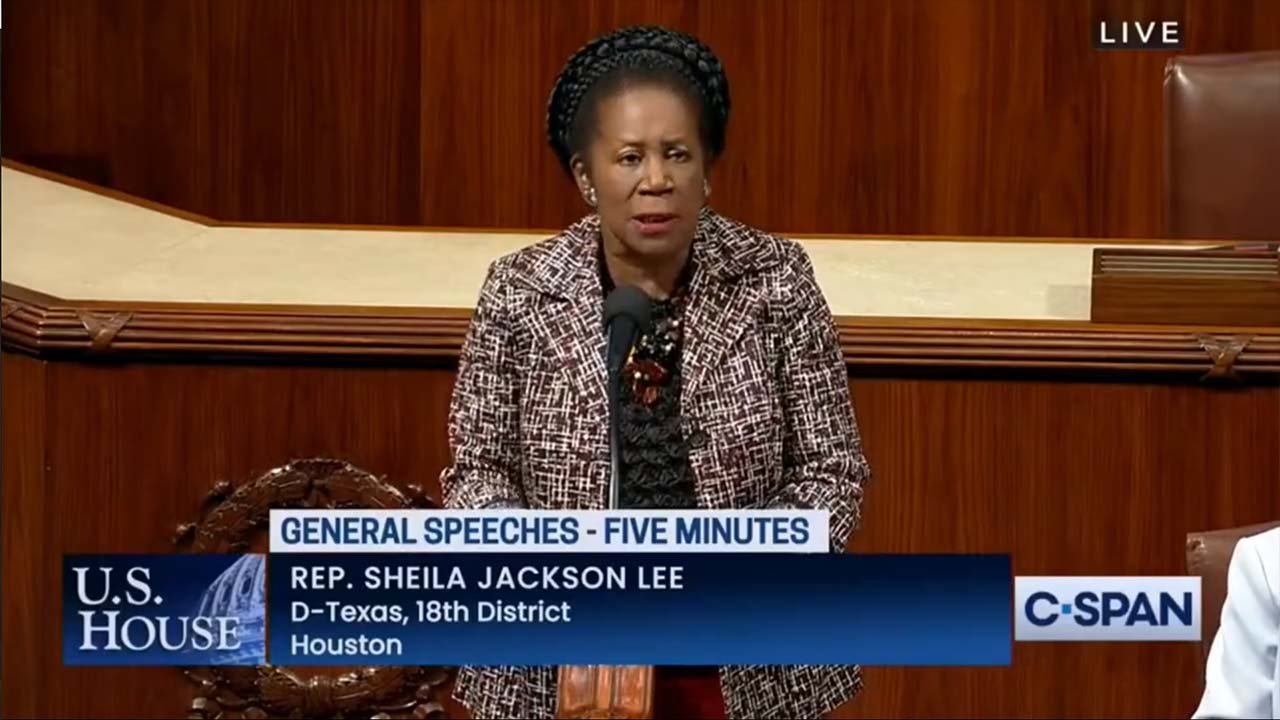 Sheila Jackson-Lee Says Reparations Could Have Helped Mitigate The ...