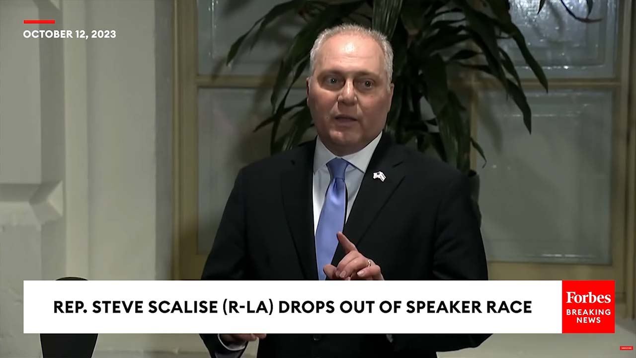 Steve Scalise Withdraws From The Speaker Of The House Race - Anthony ...