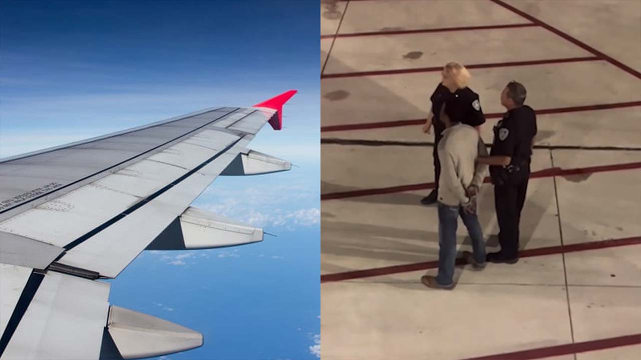 Southwest Airlines Passenger Opens Emergency Exit Then Climbs Onto The ...