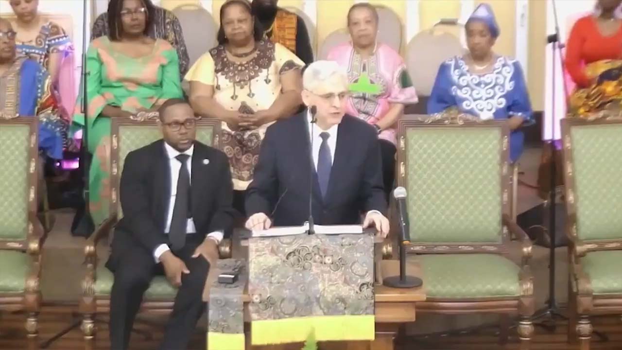 Merrick Garland Complains About Voting Rights At Black Church - Anthony ...