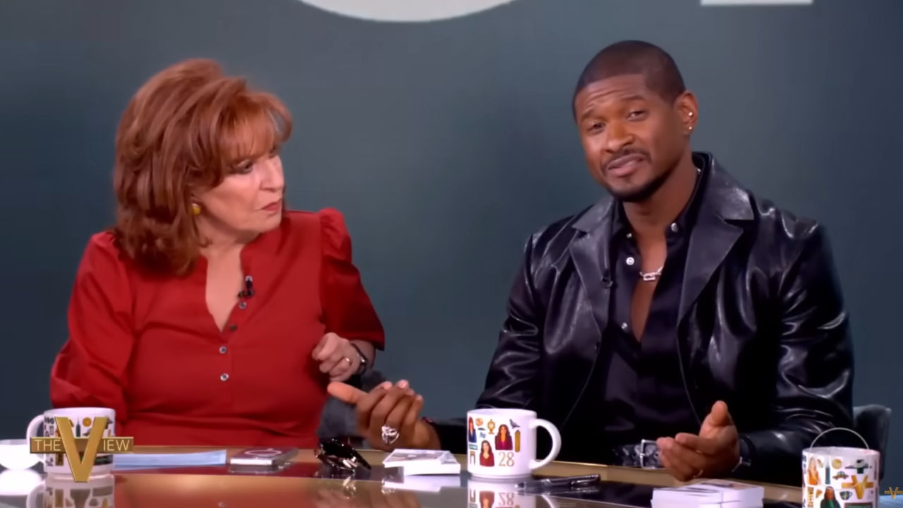 Usher Refuses To Get Overly Political On "The View" Daytime TV Show ...