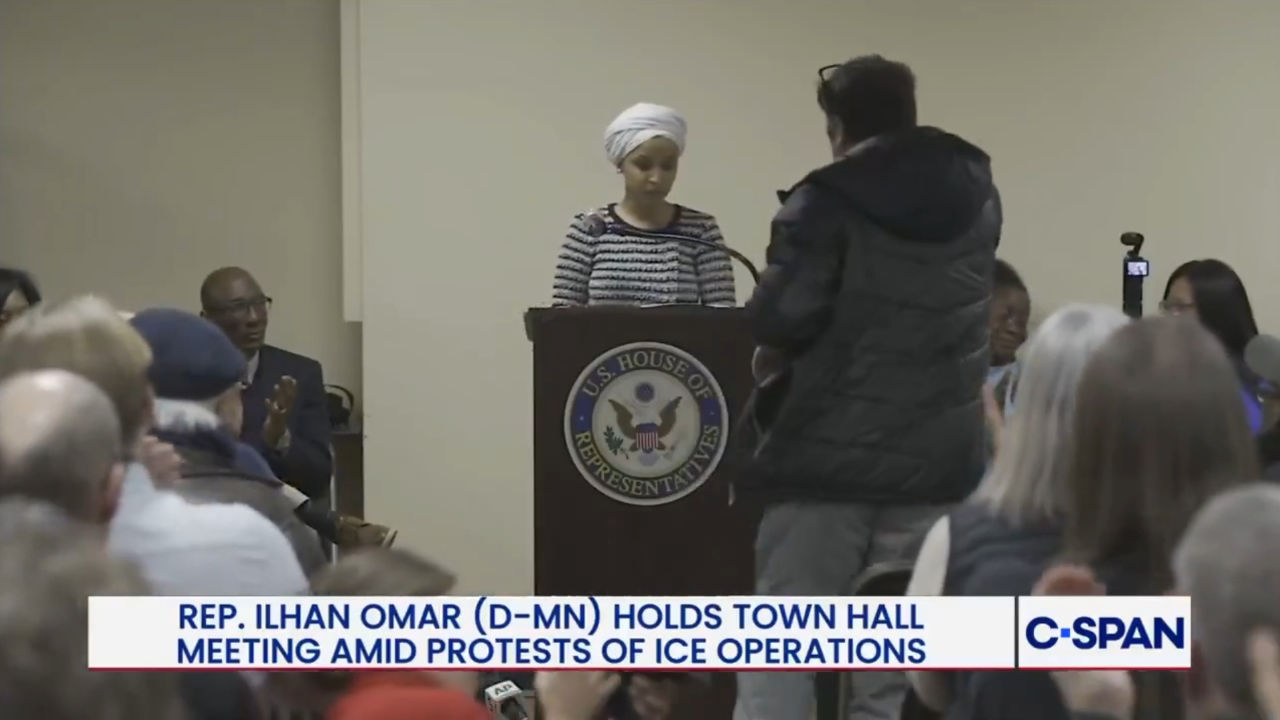 Incident at Ilhan Omar's Town Hall: Assault or Staged Event? - Anthony ...